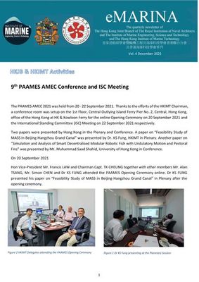 IMarEST | Newsletter - 2021 MARINA Vol 4